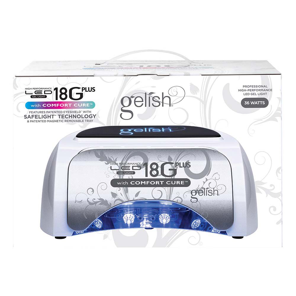 Gelish 18G Plus LED Light With Comfort Cure | Nail Lamps & Beauty Lamps ...