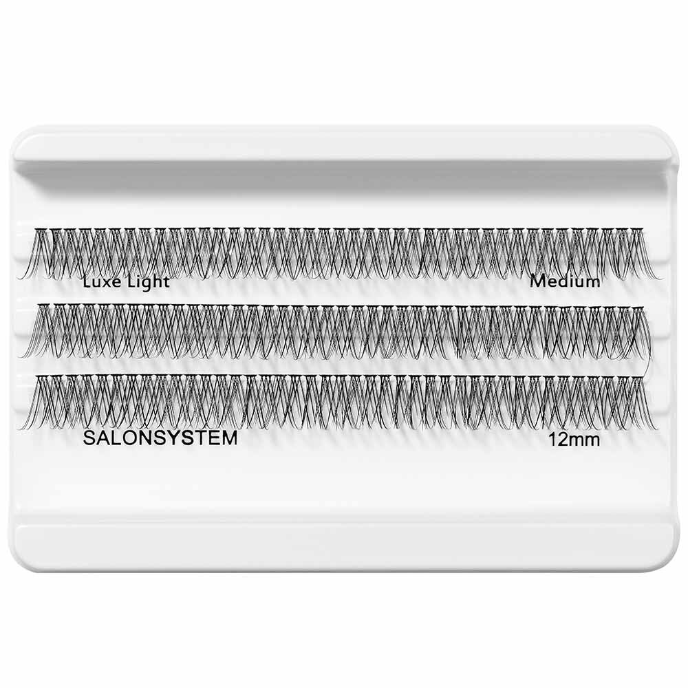 Salon System Individual Lash Luxe Light Medium 12mm | Individual ...