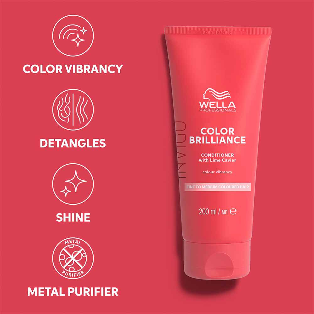 Wella Professionals Invigo Color Brilliance Conditioner Fine 200ml ...