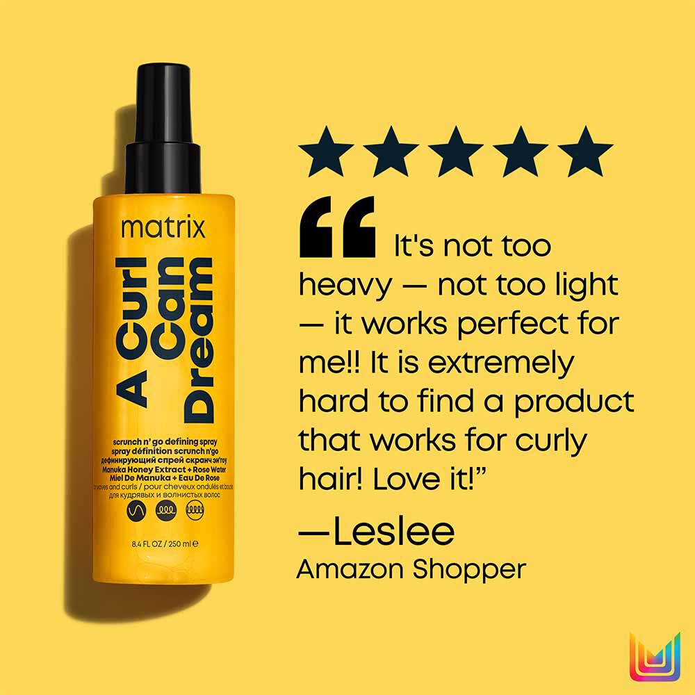 Matrix Total Results A Curl Can Dream Scrunch N' Go Defining Spray ...