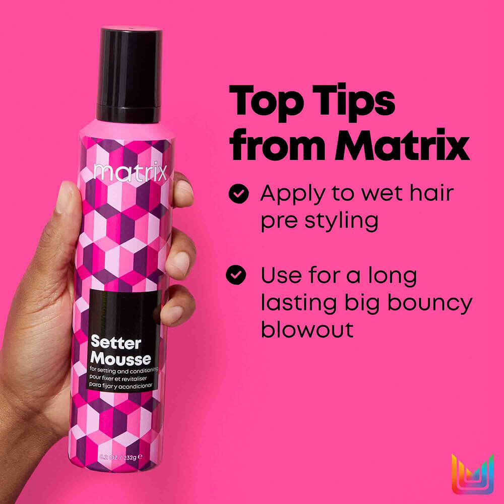 Matrix Styling Setter Mousse for Setting and Conditioning 232ml | Hair ...