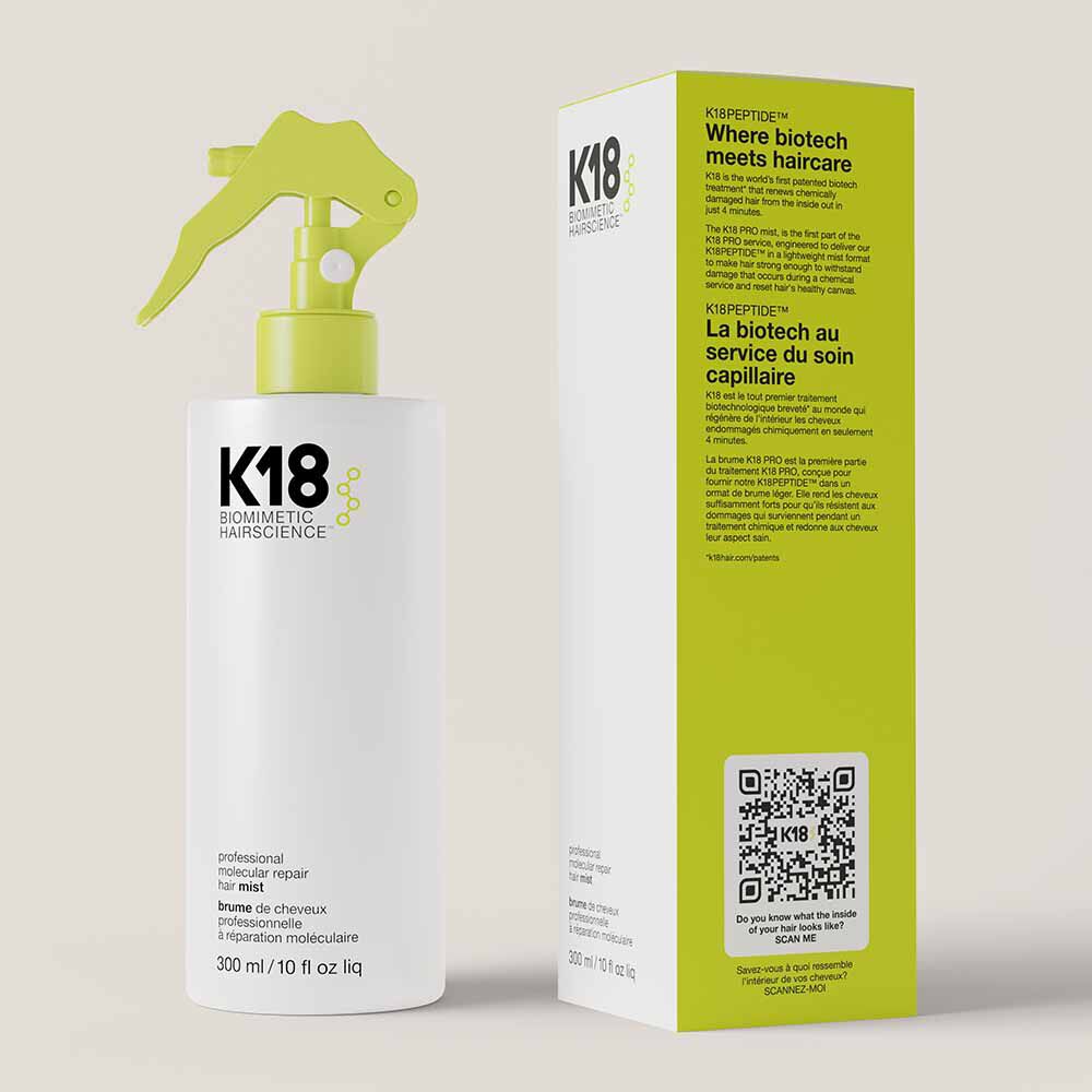 K18 Leave-in Molecular Repair Hair Mist 300ml | Hair Masks & Treatments ...