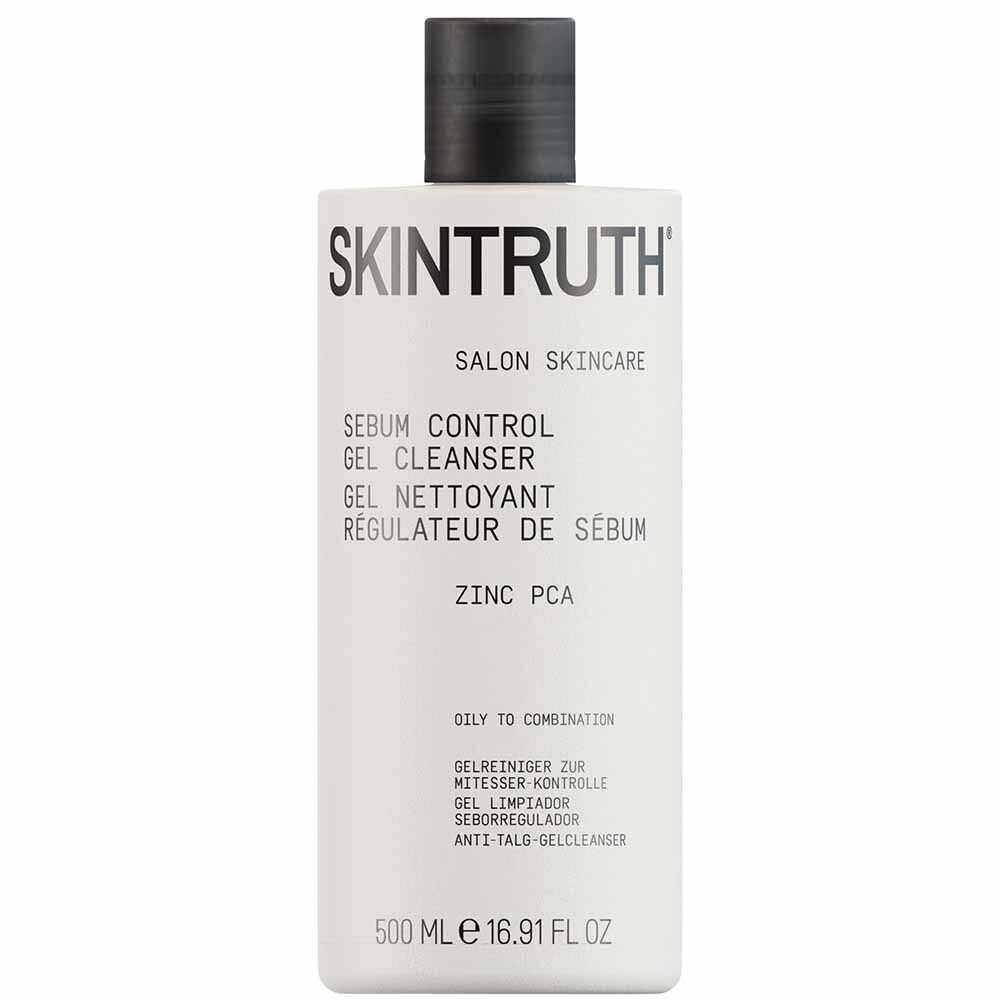 Skintruth Sebum Control Gel Cleanser 500ml | Cleansers | Salon Services