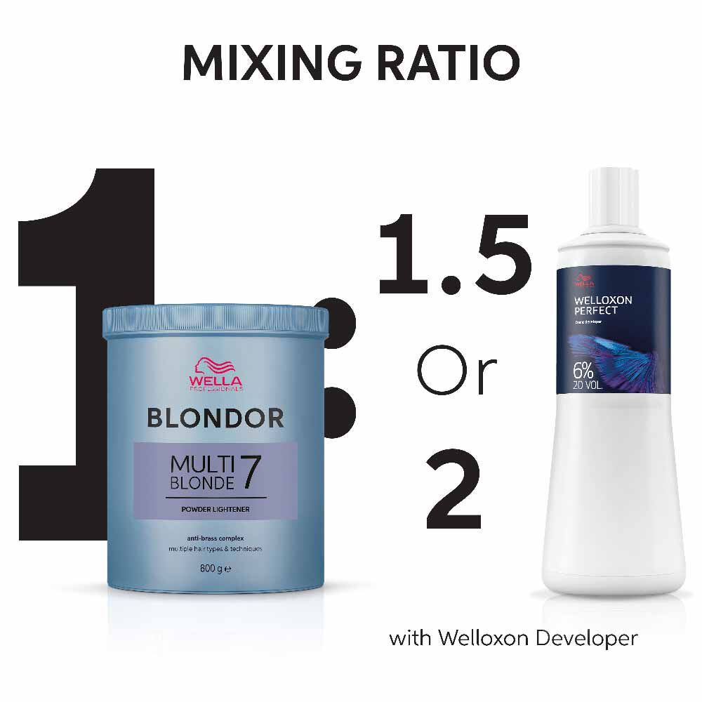 Wella Professionals Blondor Multi-Blonde Powder Lightener 800g | Bleach ...