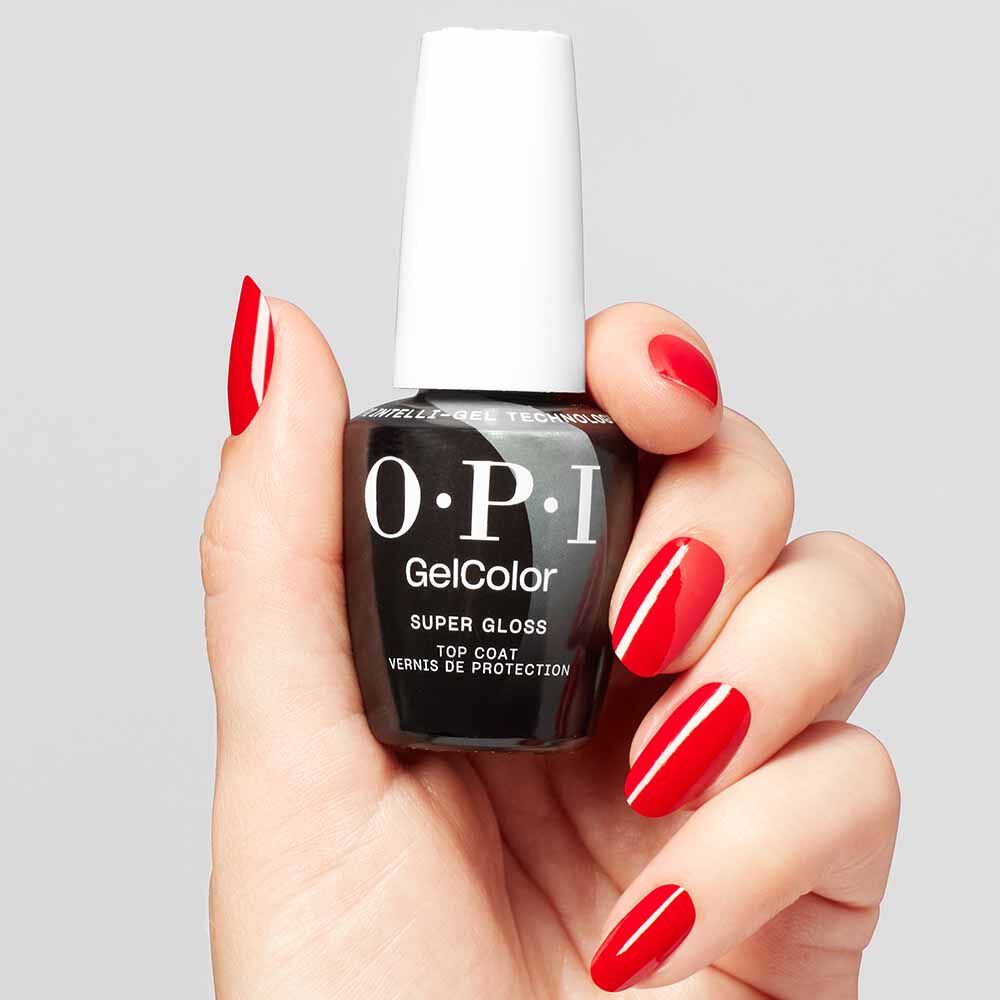 OPI Intelli-Gel Super Gloss Top Coat - 15ml | Gel Polish Top & Base ...