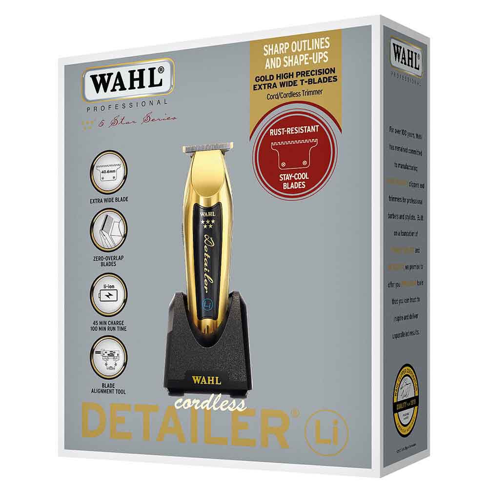 WAHL 5 Star Cordless Detailer Li Trimmer Gold | Trimmers | Salon Services