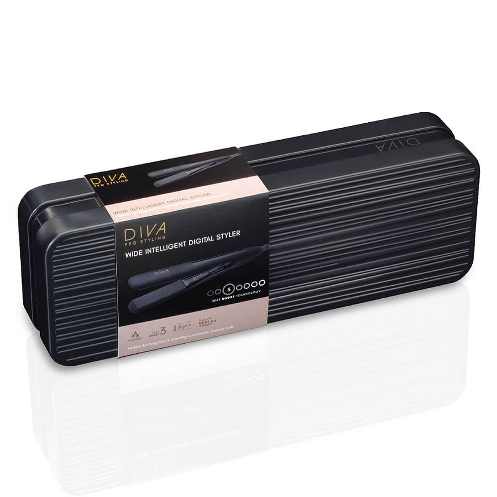 Diva Pro Styling Wide Digital Hair Styler | Hair Straighteners ...