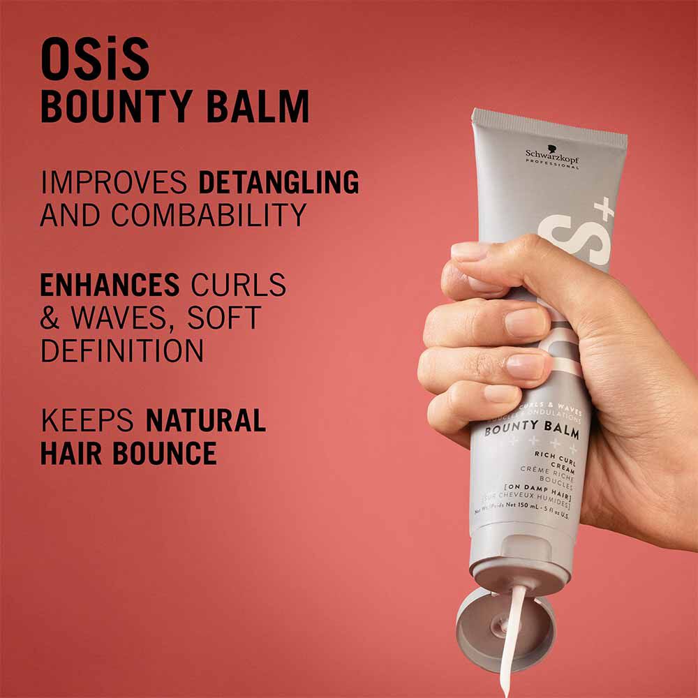 Schwarzkopf Professional OSiS Bounty Balm Rich Curl Cream 150ml | Hair ...