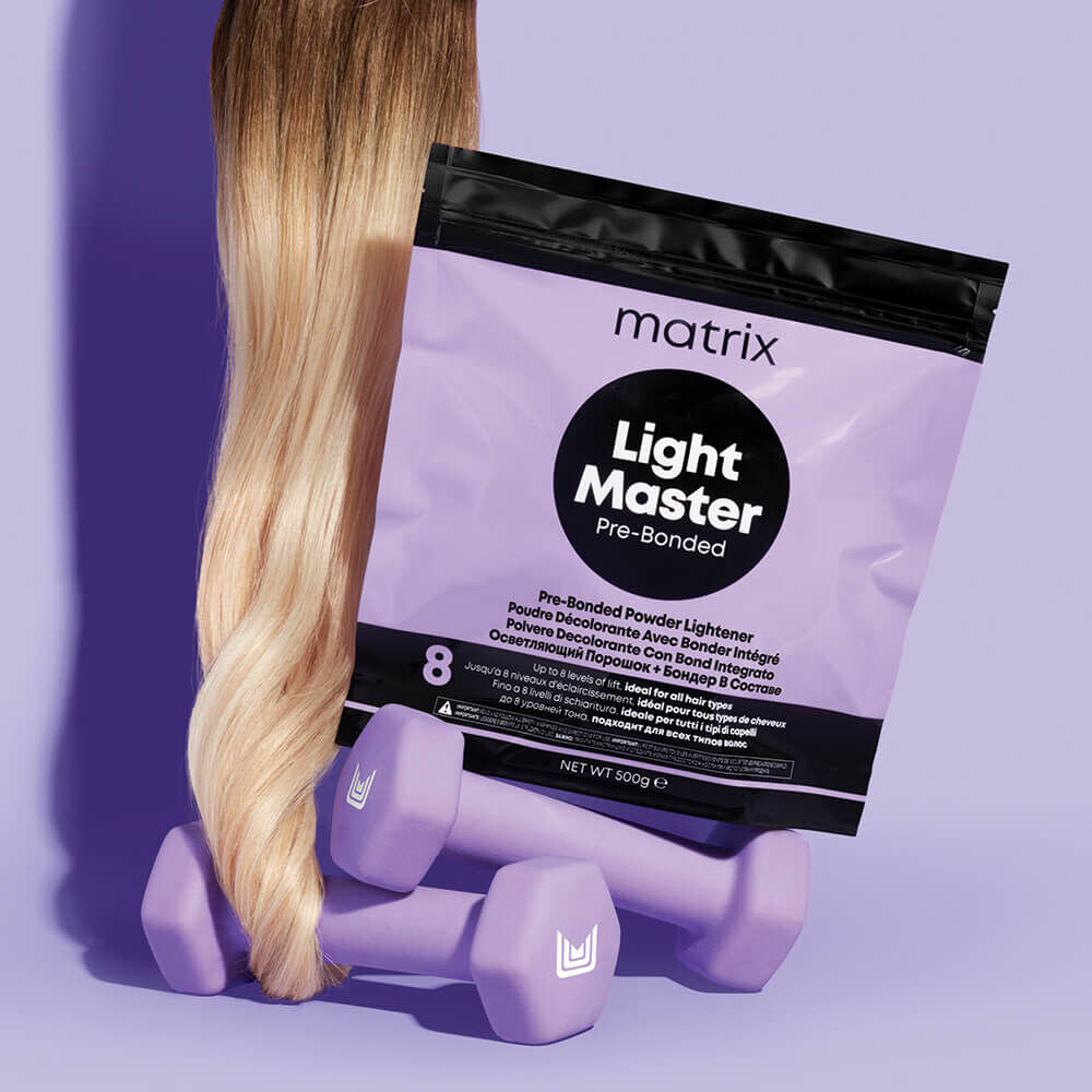 Matrix Light Master Pre Bonded Powder Lightener Level 8 500g Bleach Peroxide Developers Salon Services