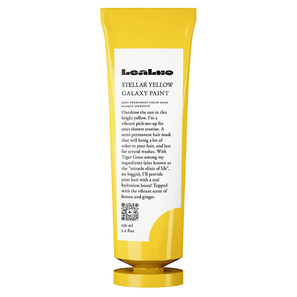 LeaLuo Galaxy Paint Semi Permanent Hair Mask - Stellar Yellow 150ml ...