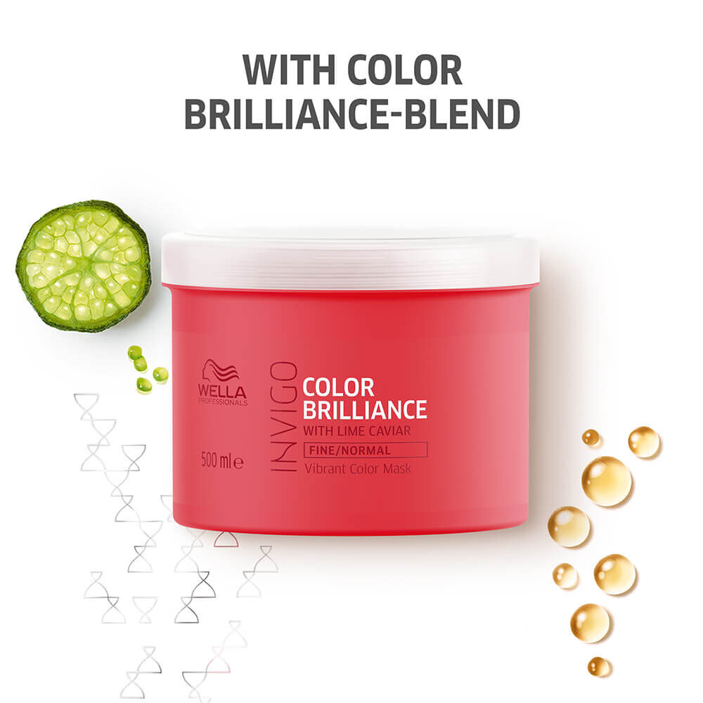 Wella Professionals Invigo Color Brilliance Mask Fine/Normal 500ml ...