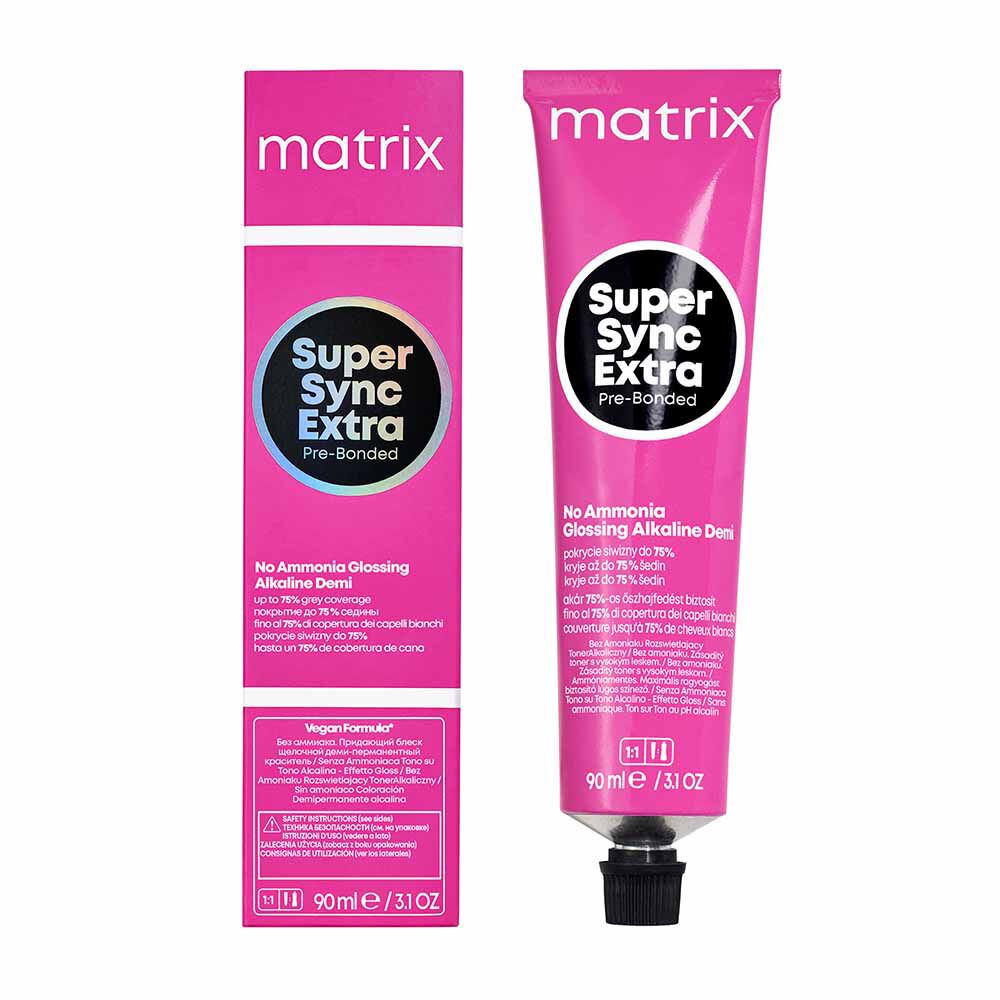 Matrix Super Sync Extra Pre-Bonded Toner Hair Colour - 6NNA Dark Blonde ...