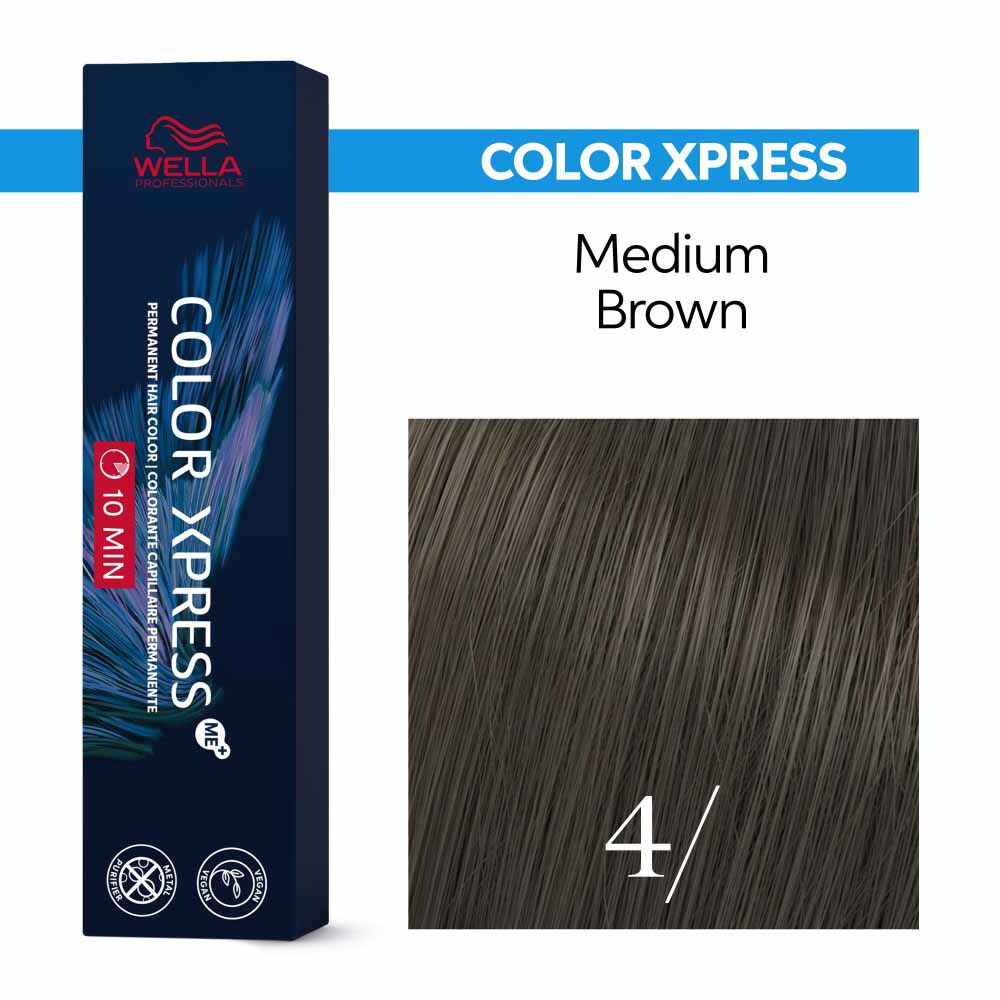 Wella Professionals Color Xpress Permanent Hair Colour - Medium Brown 4 ...