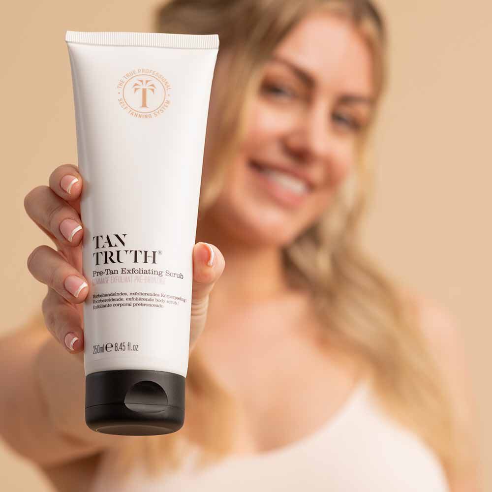Tan Truth Pre-Tan Exfoliating Scrub, 250ml | Tanning Before & After ...