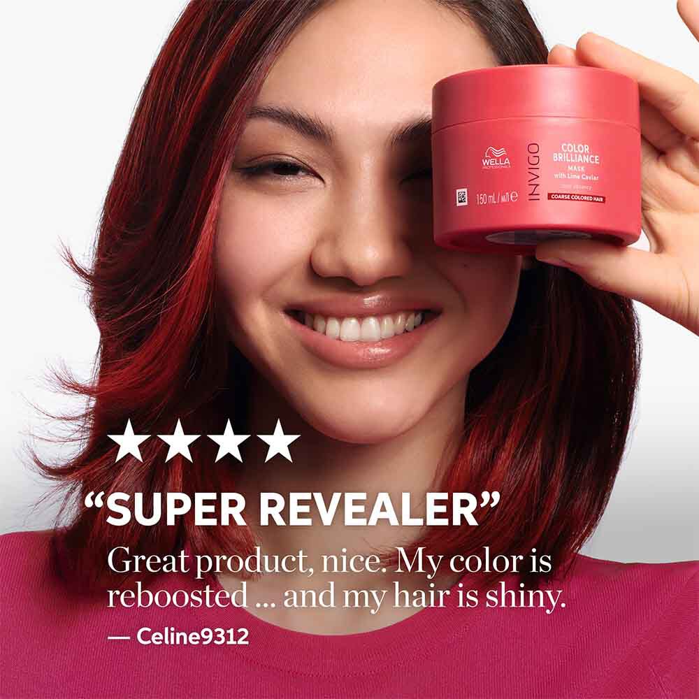 Wella Professionals Invigo Color Brilliance Mask Coarse 500ml | Hair ...