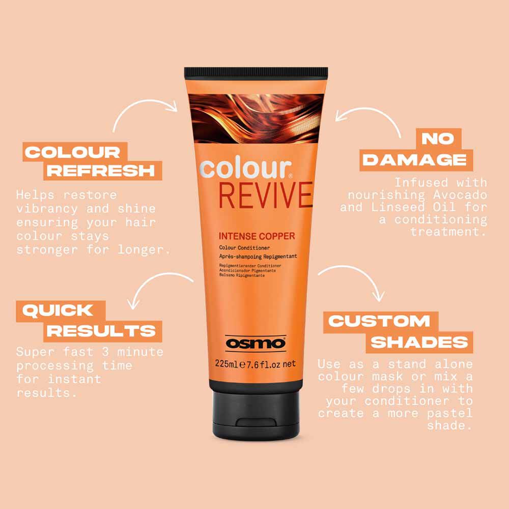 Osmo Colour Revive Colour Conditioner Intense Copper 225ml | Hair Masks ...