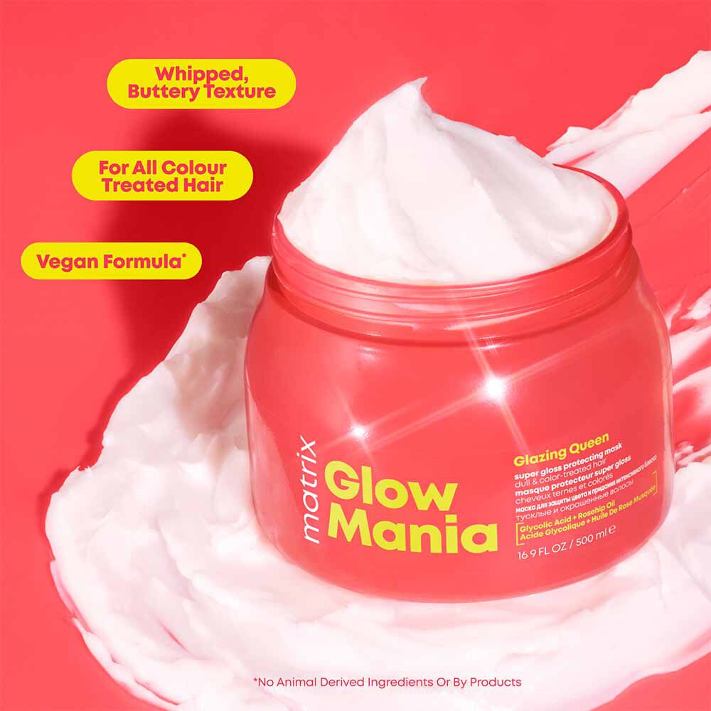 Matrix Glow Mania Super Gloss Protecting Mask for Dull & Color-treated ...