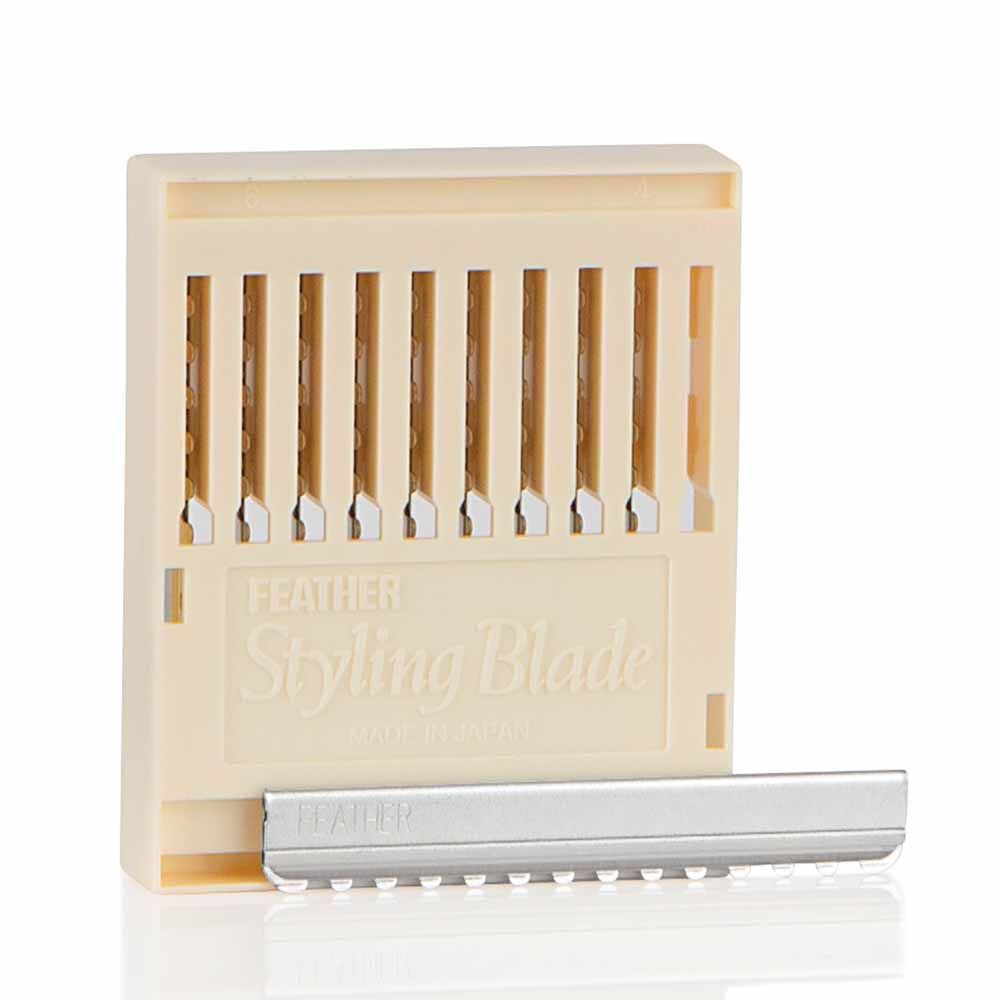 Feather EX Thinning Blades, 5 x Pack of 10 | Thinning Scissors | Salon ...