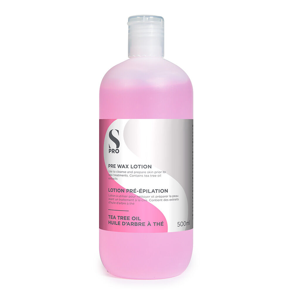 S-PRO Pre Wax Lotion 500ml | Waxing Before & After Care | Salon Services