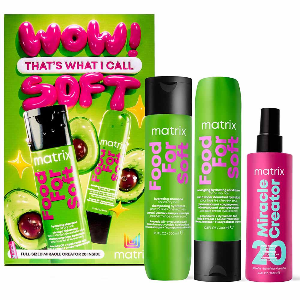 Matrix Food For Soft Hydrating Giftset Infused with Avocado Oil and ...