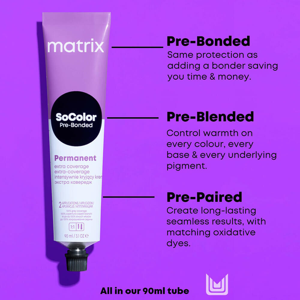 Matrix SoColor Pre-Bonded Permanent Hair Colour, Extra Coverage - 508NA ...