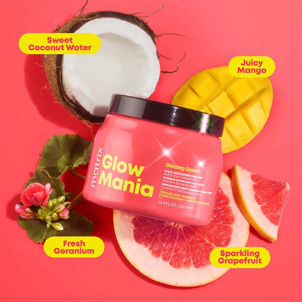 Matrix Glow Mania Super Gloss Protecting Mask for Dull & Color-treated ...