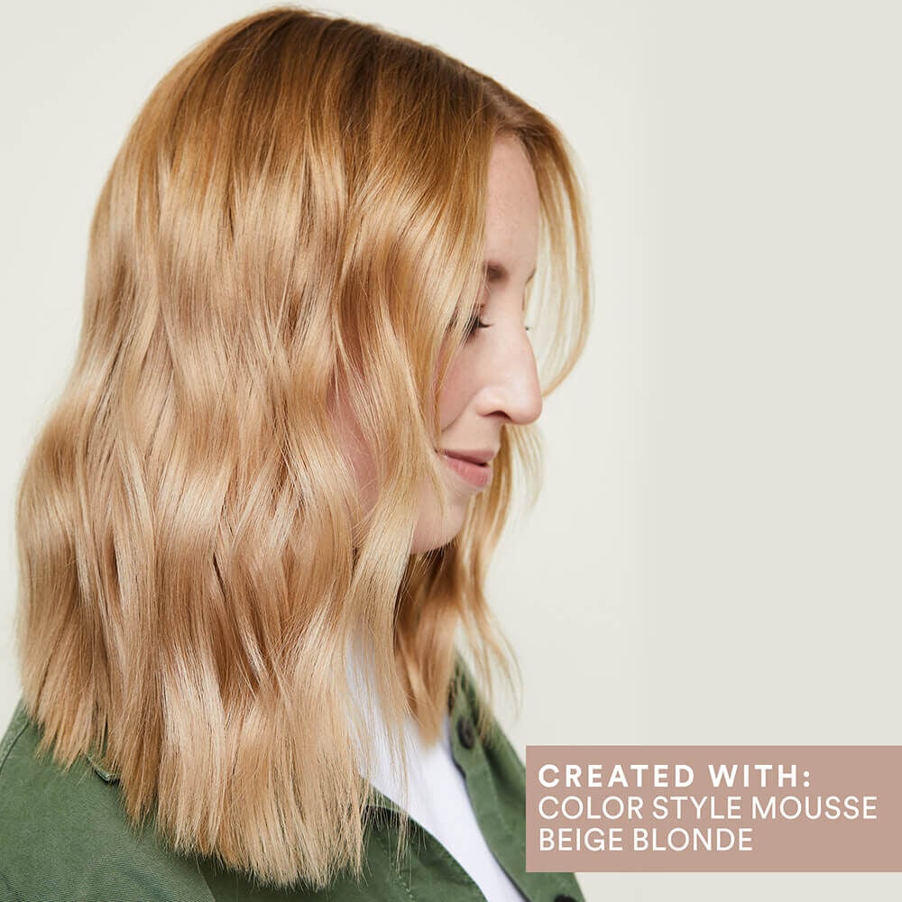 Indola Color Style Mousse Temporary Hair Colour - Beige Blonde 200ml ...