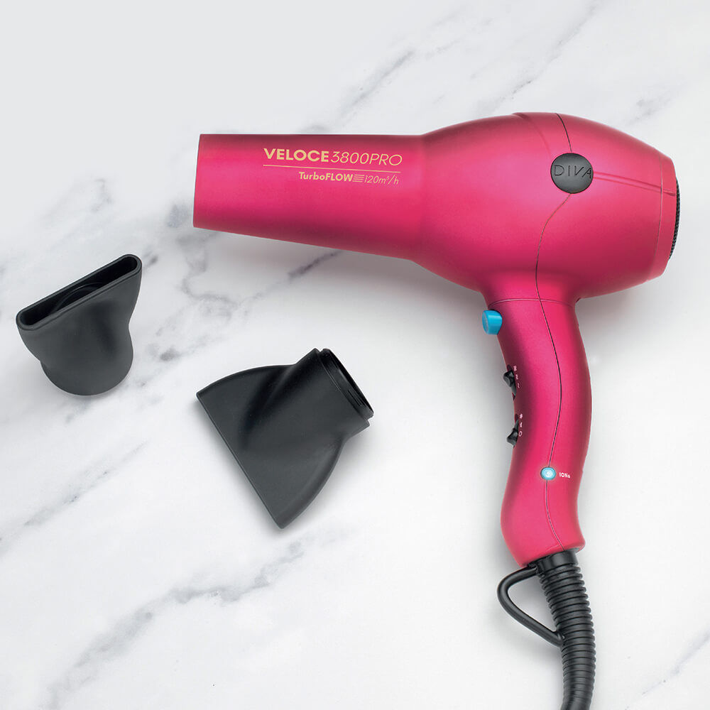 Diva Edit Veloce 3800 Pro Hair Dryer Pink | Hair Dryers | Salon Services