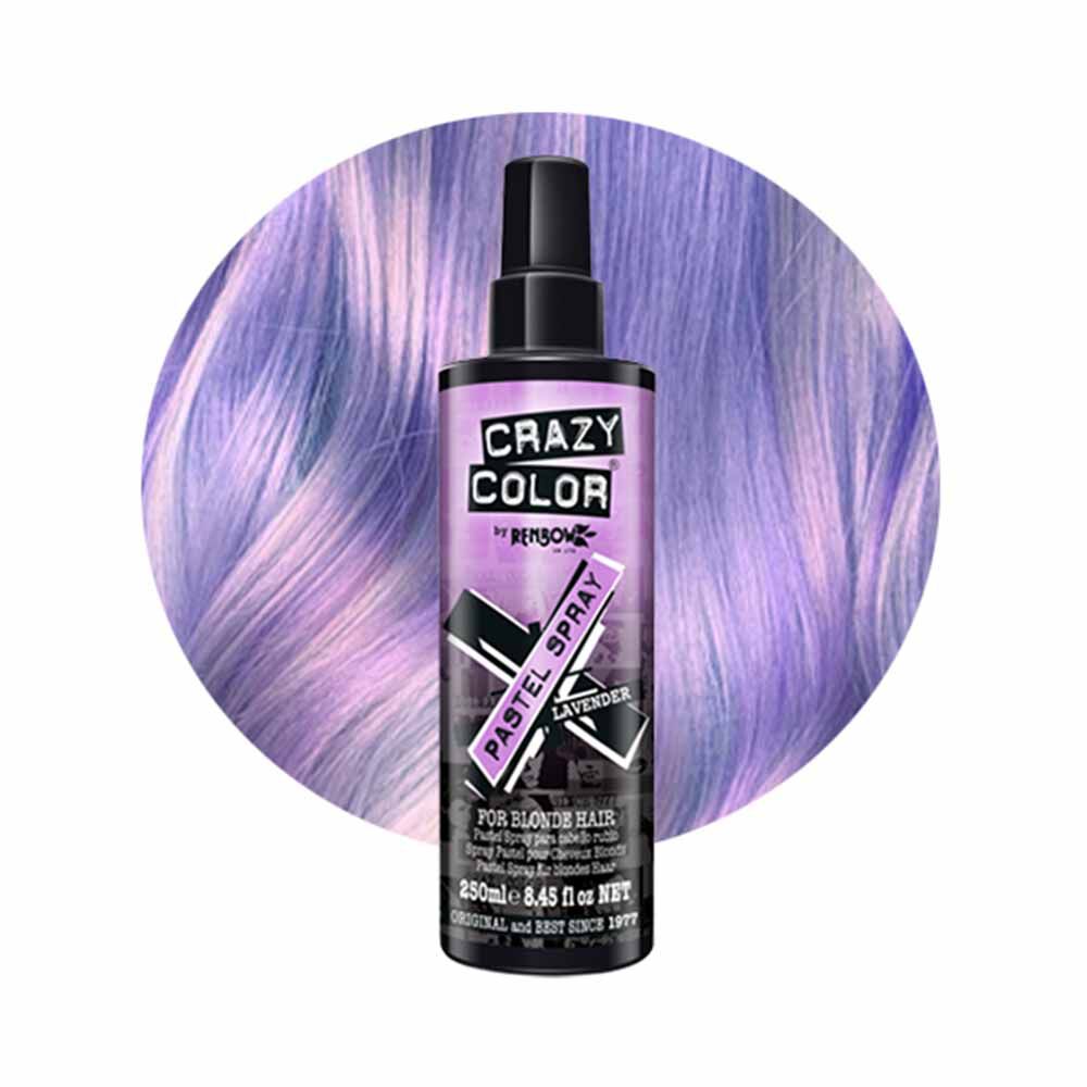 Crazy Color Pastel Spray Temporary Hair Colour -Lavender 250ml ...