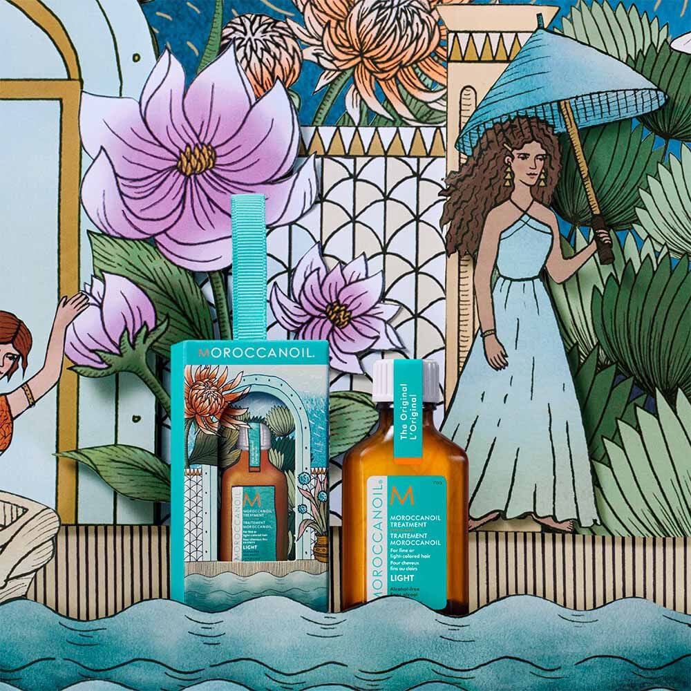 Moroccanoil Treatment Light Oil Limited Edition Gift Set 25ml | Hair Masks & Treatments | Salon ...