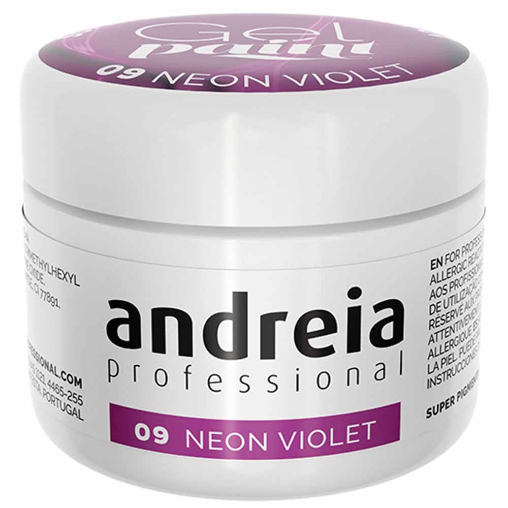 Andreia Professional Gel Paint 09 Neon Violet, 4ml | Gel Polish Colours ...